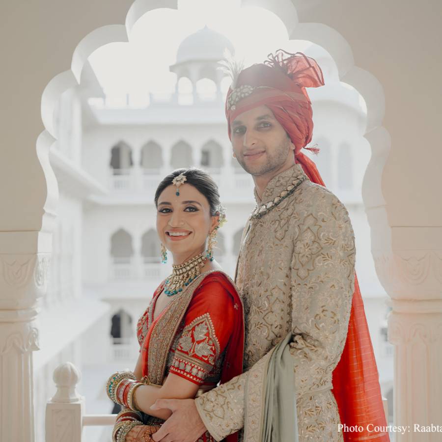 Tanika and Naman, Anantara Jewel Bagh, Jaipur